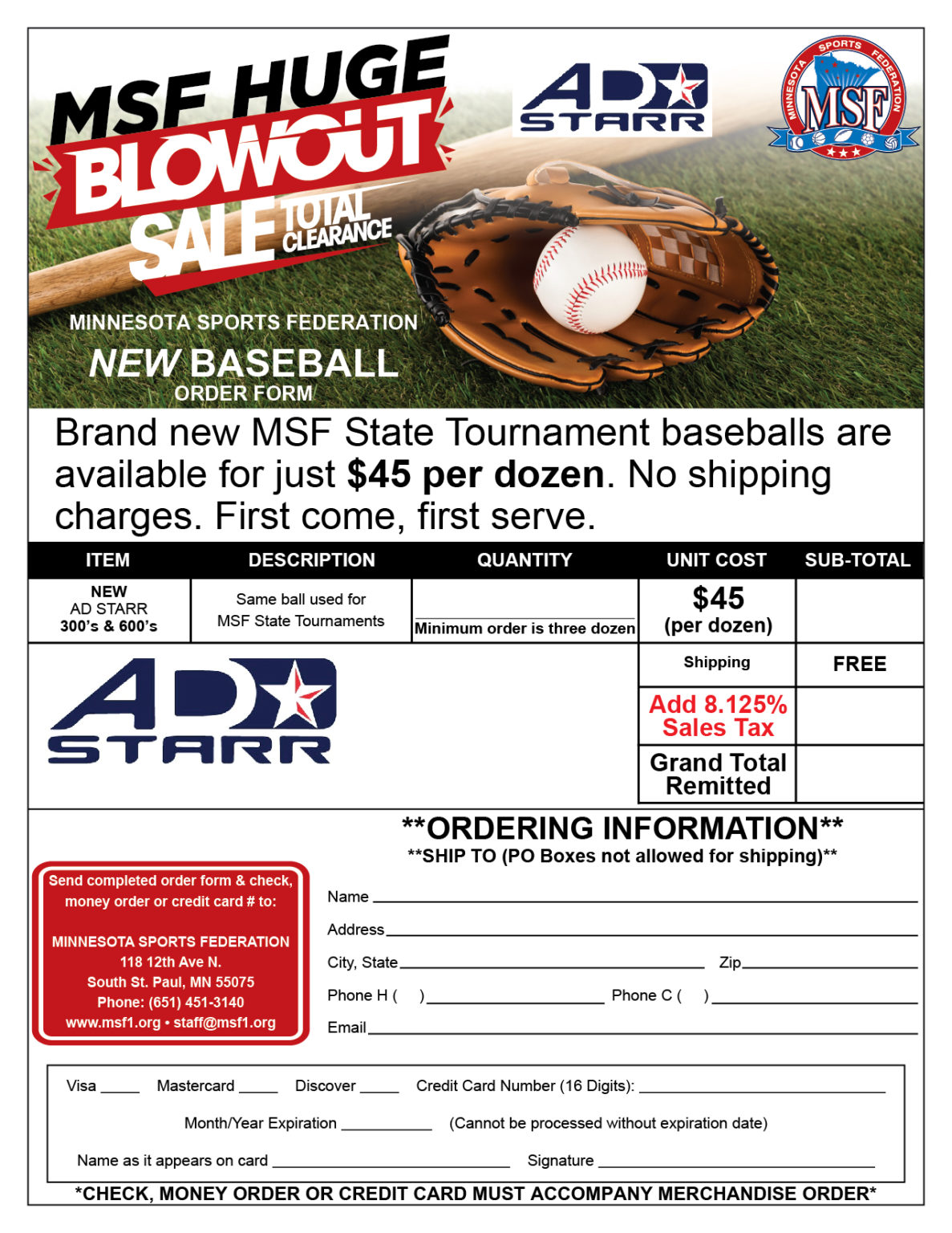 IMPORTANT NEWS RELEASE CONCERNING MSF BASEBALL « Minnesota Sports ...